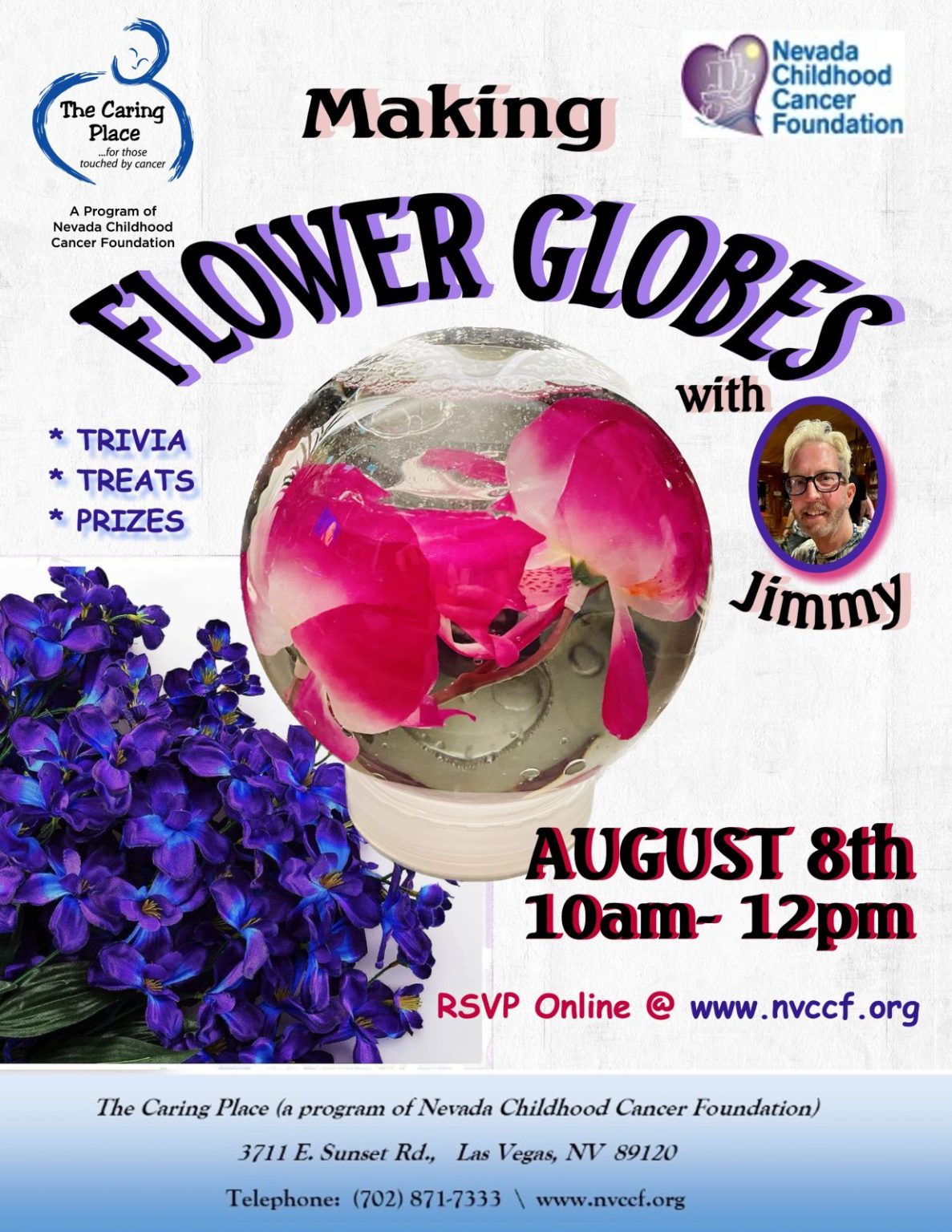 Flower Globes with Jimmy ~ MUST RSVP! – NVCCF