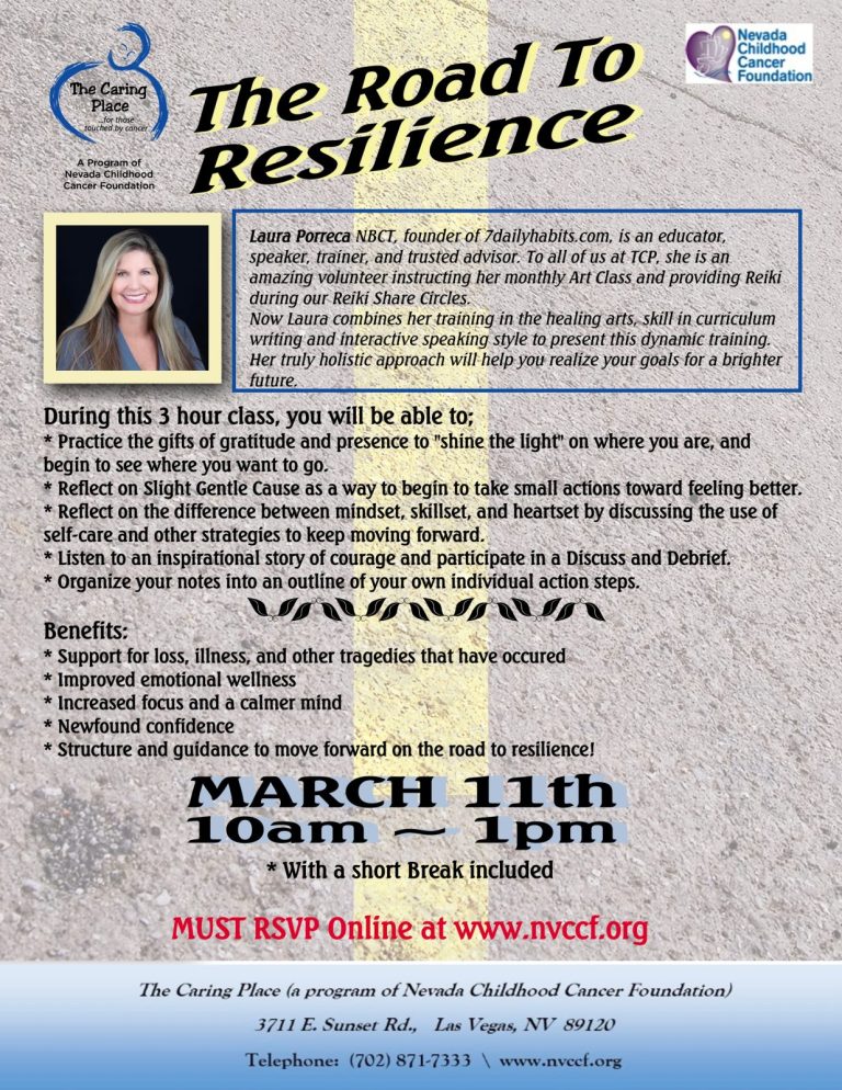 Road to Resilience ~ MUST RSVP! – NVCCF